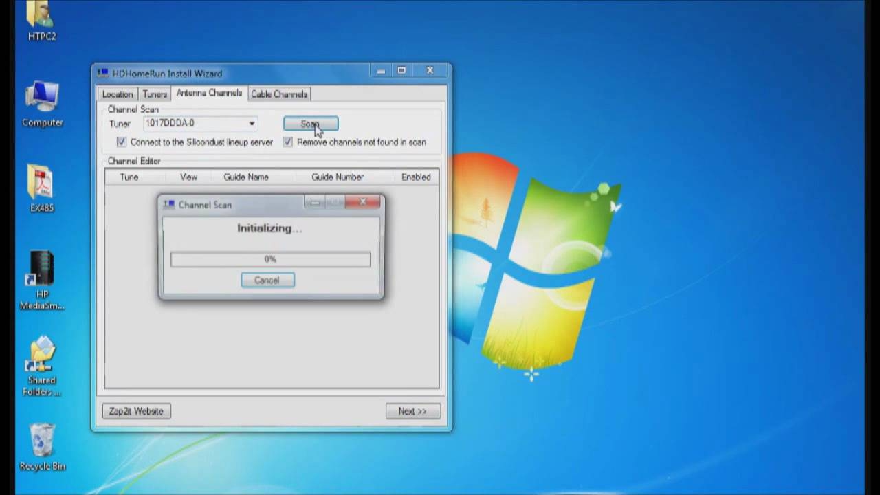 Installation of HDHomeRun Dual Tuner Software - YouTube