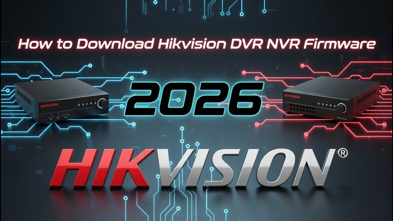 ⚡ How to Download & Update Hikvision DVR/NVR Firmware (Latest 2026 ...