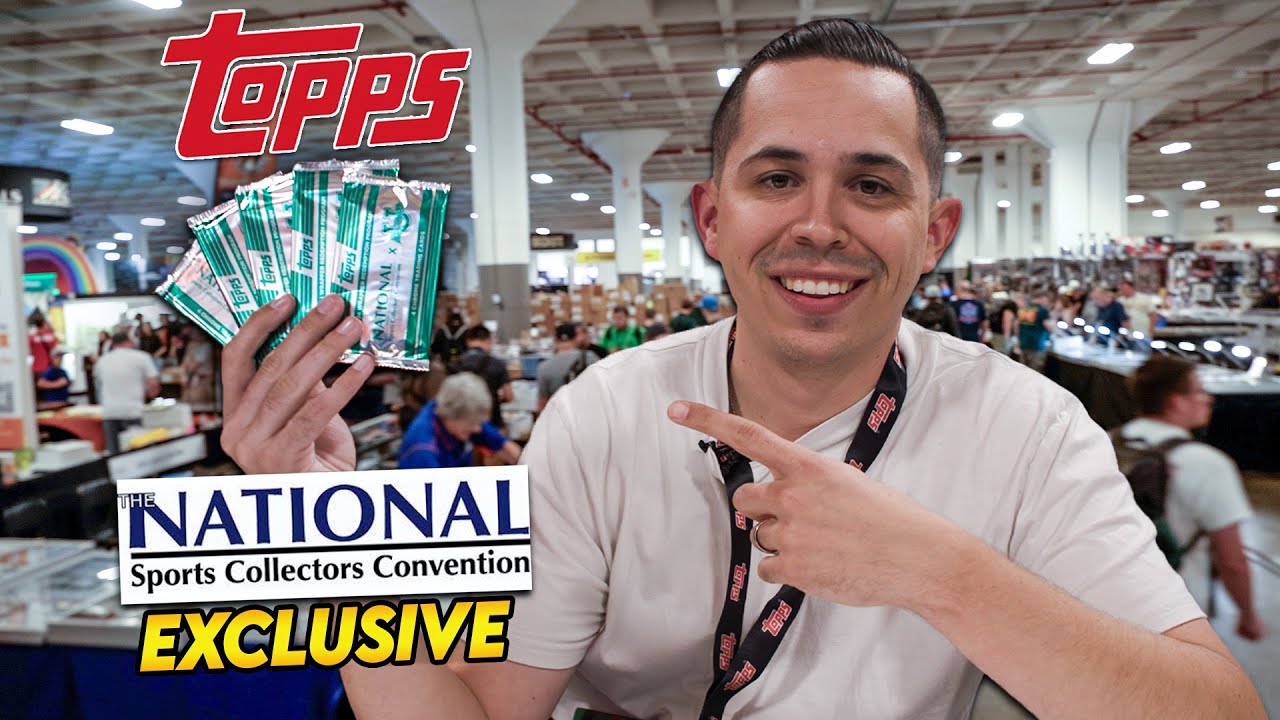 I Opened The BRAND NEW Exclusive Topps Packs From The National Card ...