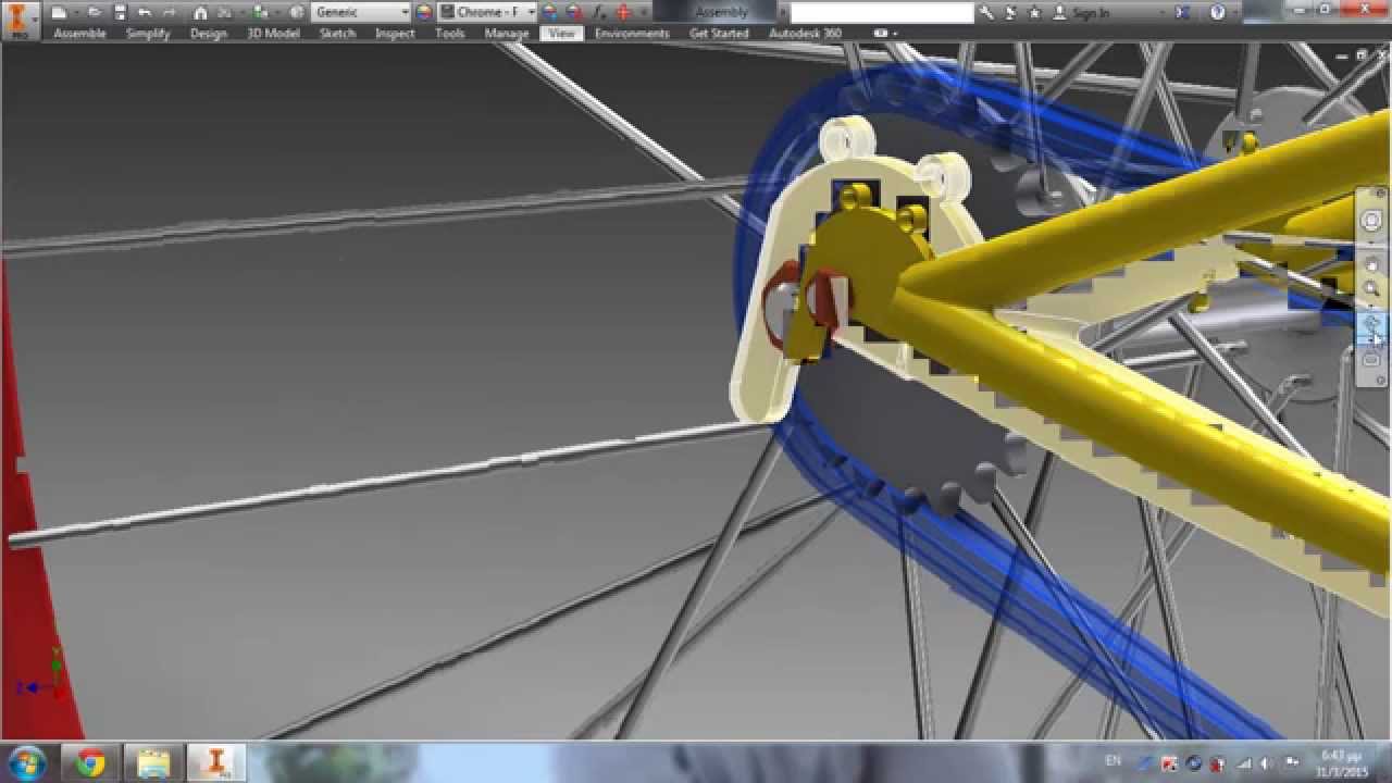Autodesk Inventor Pro Bicycle Design - YouTube