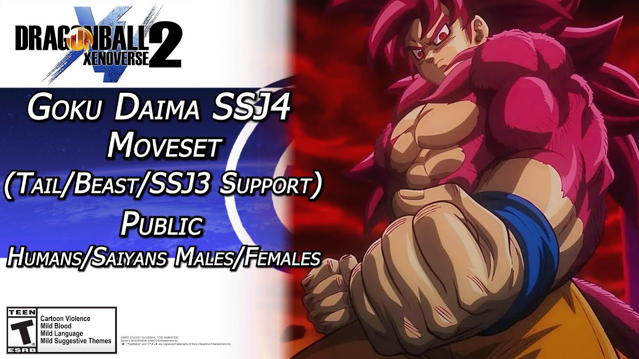 DBXV2 Mods: Daima Goku SSJ4 Moveset - YouTube