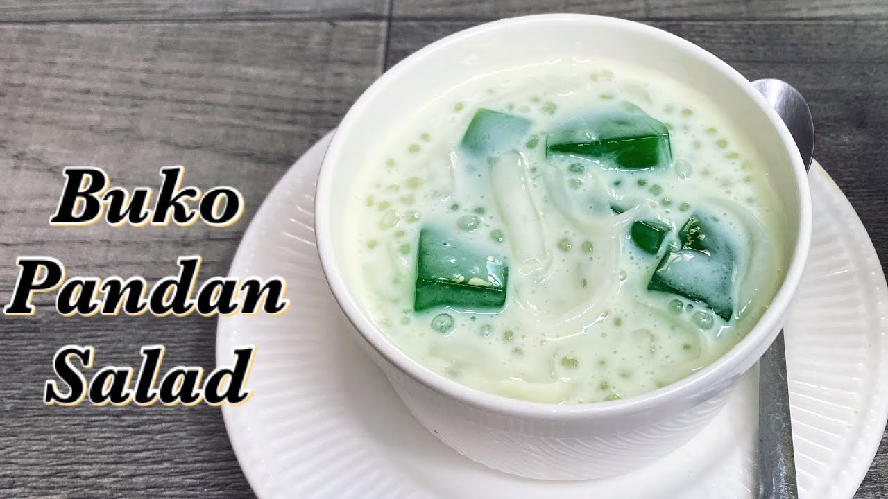 (Vlog 68) How to Make Simple Buko Pandan Salad/ How to cook Jelly and ...