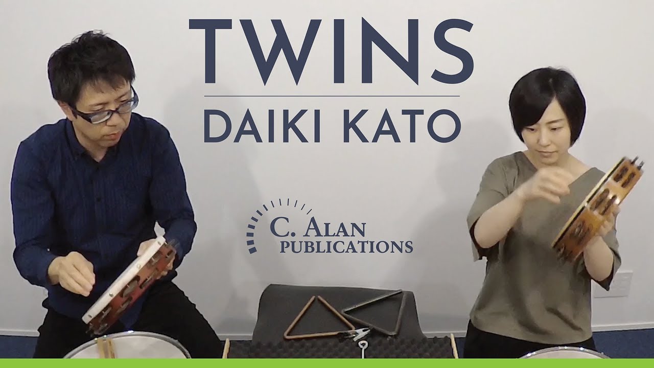 Twins (auxiliary percussion duo) - Daiki Kato - YouTube