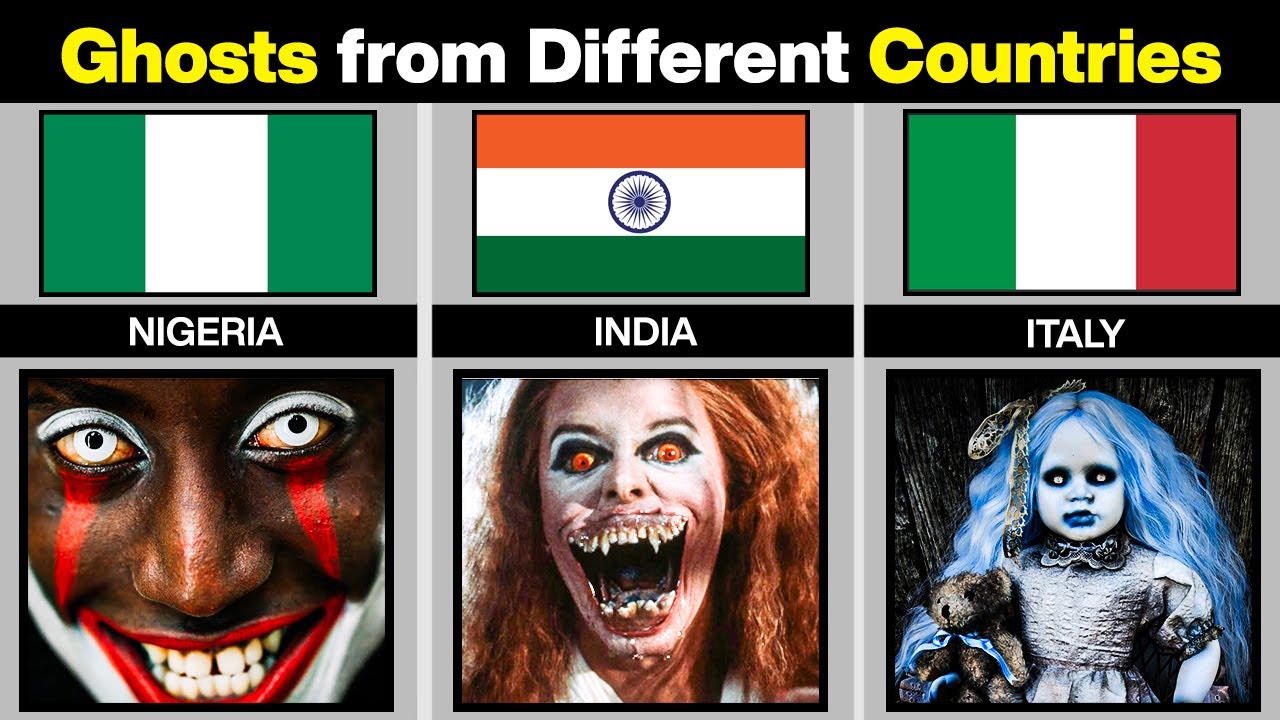 Ghosts from Different Countries - YouTube