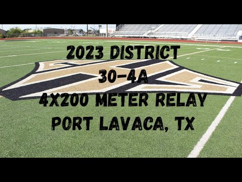 District 30 4A 4X200m Relay/Beeville Jones District Champs 1:31.08 (04 ...