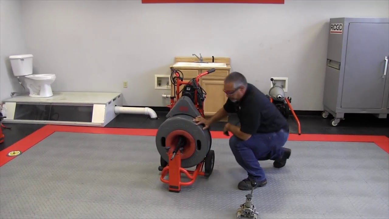 Ridgid K-7500 Drain Cleaner - Cable & Drum Remove/Install - YouTube