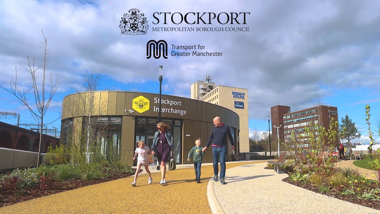 Public perspectives on the new Stockport Interchange - YouTube