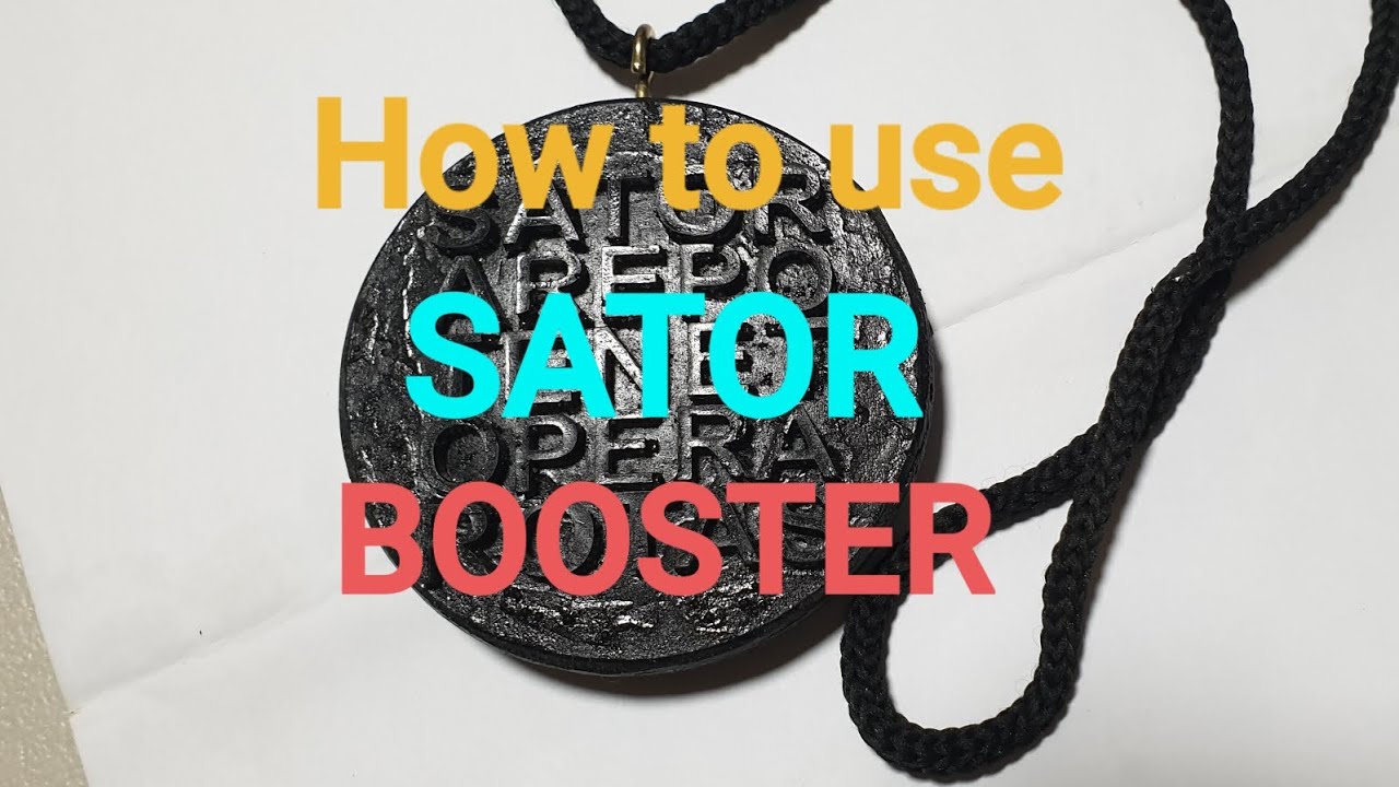 HOW TO USE SATOR BOOSTER - YouTube