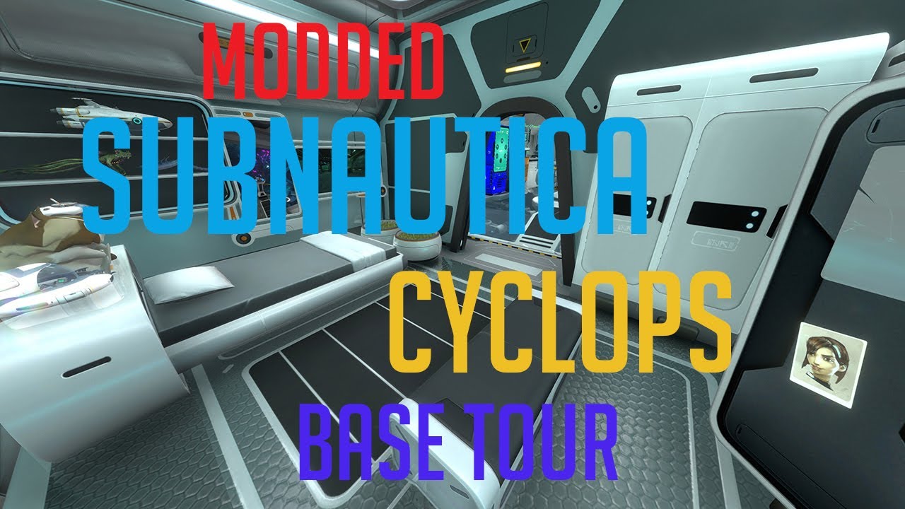 Subnautica Modded cyclops base tour - YouTube