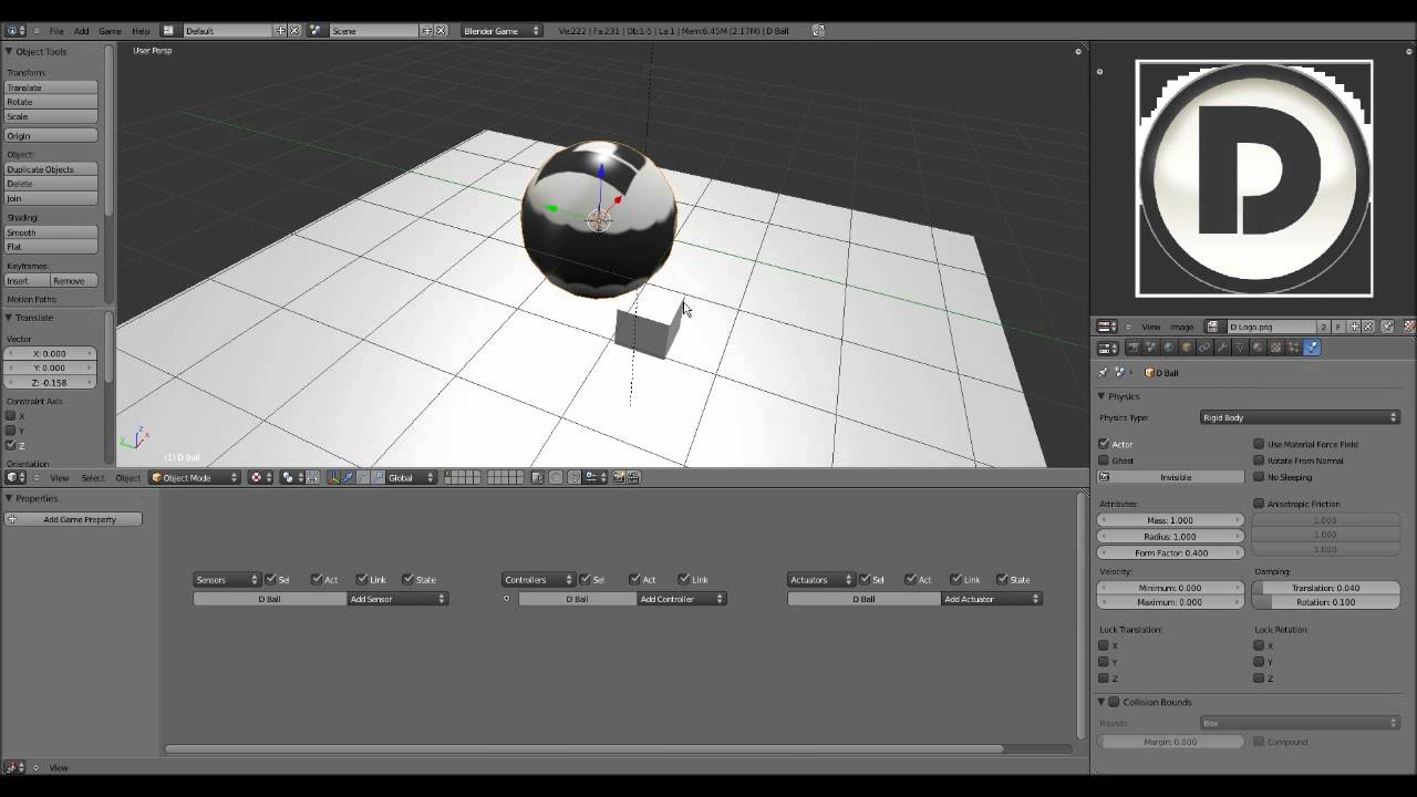 Blender 2.5 Full Game Tutorial (Part 02) [HD] - YouTube