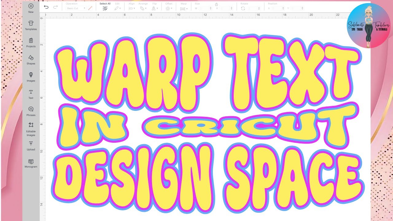 How To Warp Text In Cricut Design Space NEW FEATURE YouTube How To Warp Text In Cricut Design Space NEW FEATURE YouTube