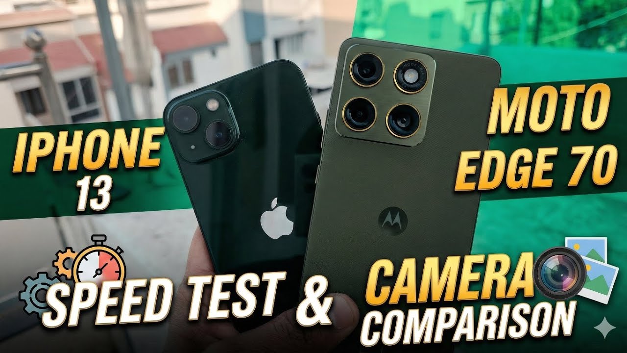 Motorola Moto Edge 70 vs iPhone 13 – Speed Test & Performance ...