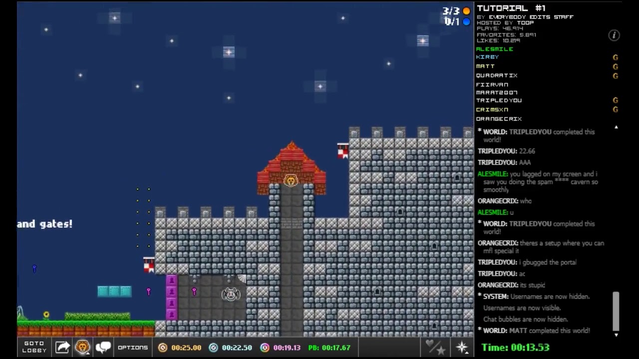 [Everybody Edits] Tutorial #1 - 17.42 - YouTube