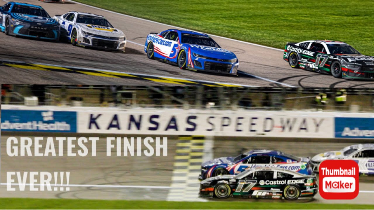 CLOSEST FINISH EVER!! | NASCAR Kansas Race Review and Analysis - YouTube