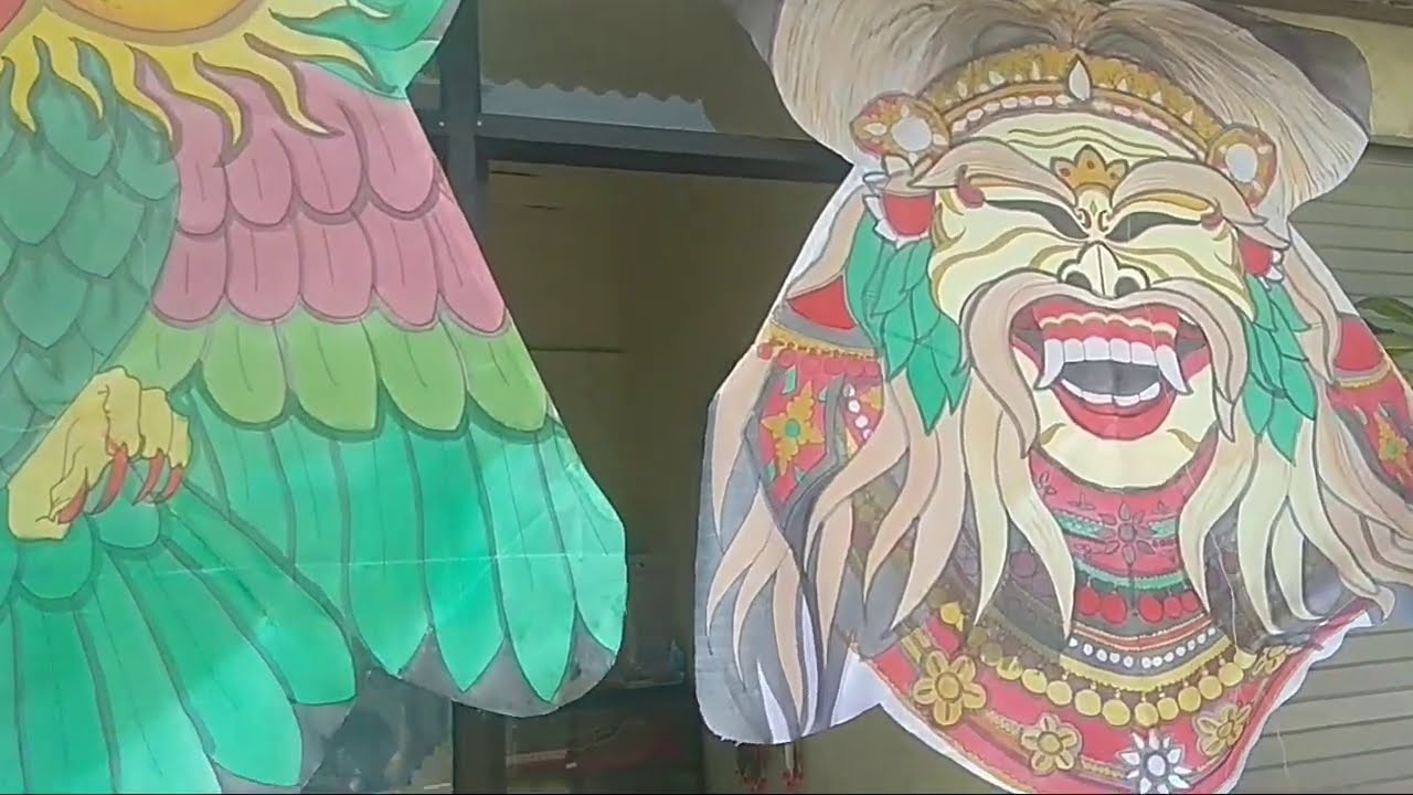 Layangan topeng sida karya - YouTube