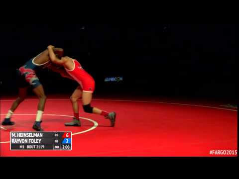 94 f, Rayvon Foley, Michigan vs Malik Heinselman, Colorado - YouTube