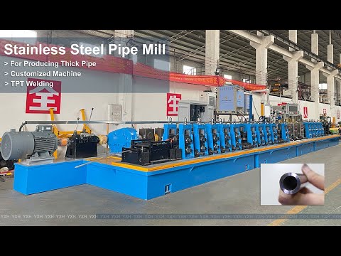 Thick Pipe Making Machine | Stainless Steel Pipe Mill #machine # ...