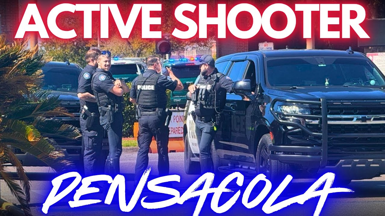 ACTIVE SHOOTER!! Pensacola. NAVY BASE!! Shooting. LOCKDOWN! Police. Florida. LIVE. - YouTube
