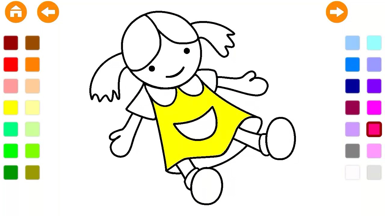 Minik Kız Boyama Videosu - YouTube