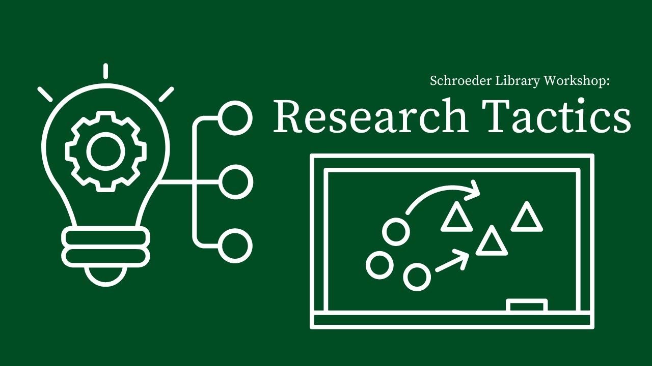 Research Tactics - YouTube