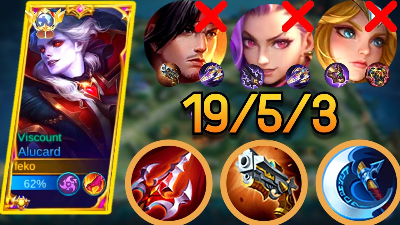 ALUCARD NEW ONE SHOT BUILD TO COUNTER EDITH ALUCARD MOBILE LEGENDS ...