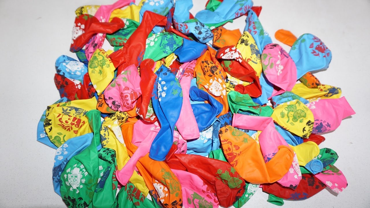 Learn Colors with Balloons / Baby Nursery Rhymes Song / Kids Play and ...