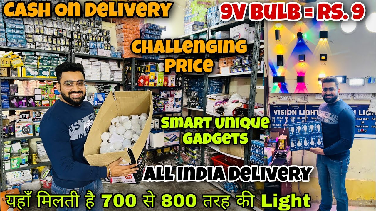 Cheapest Lights & Smart Gadgets | Rs. 9 | Challenging Price | COD ...