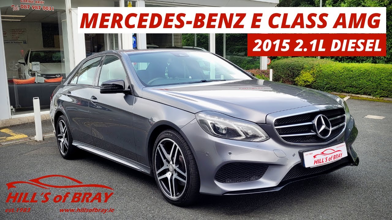 Mercedes Benz E Class AMG Night Edition 2015 2.1L Diesel - YouTube