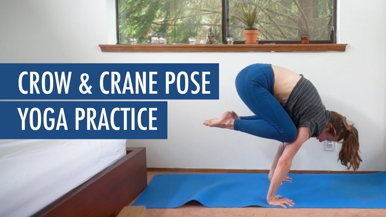 Crow and Crane Pose Yoga Flow - Ashes Yoga - YouTube