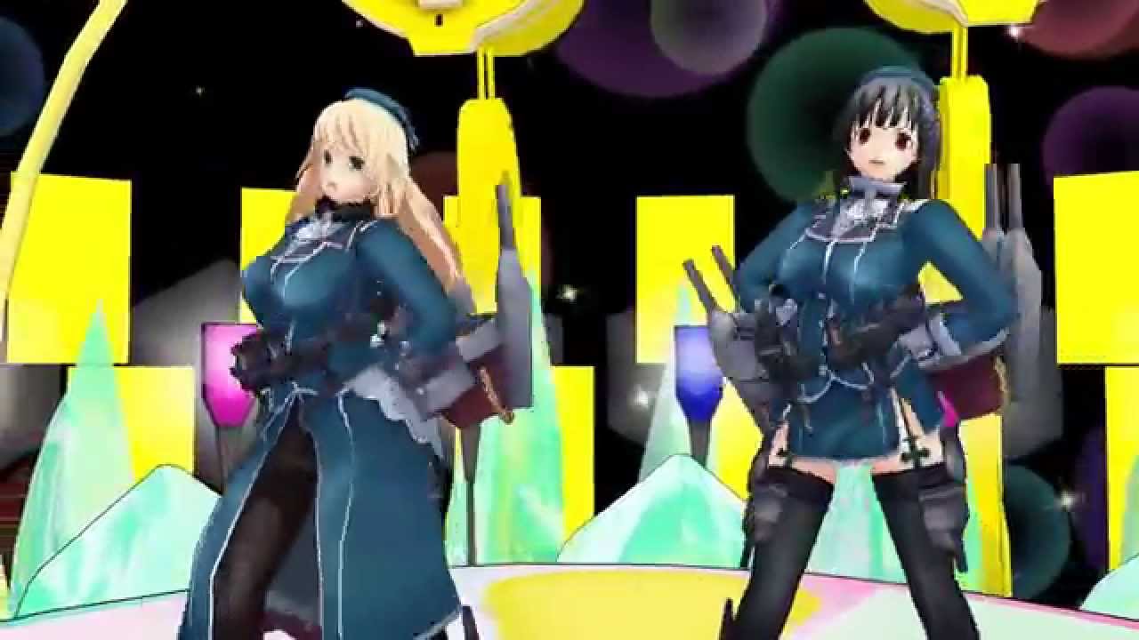 [MMD] Galaxias! (Takao & Atago) - YouTube