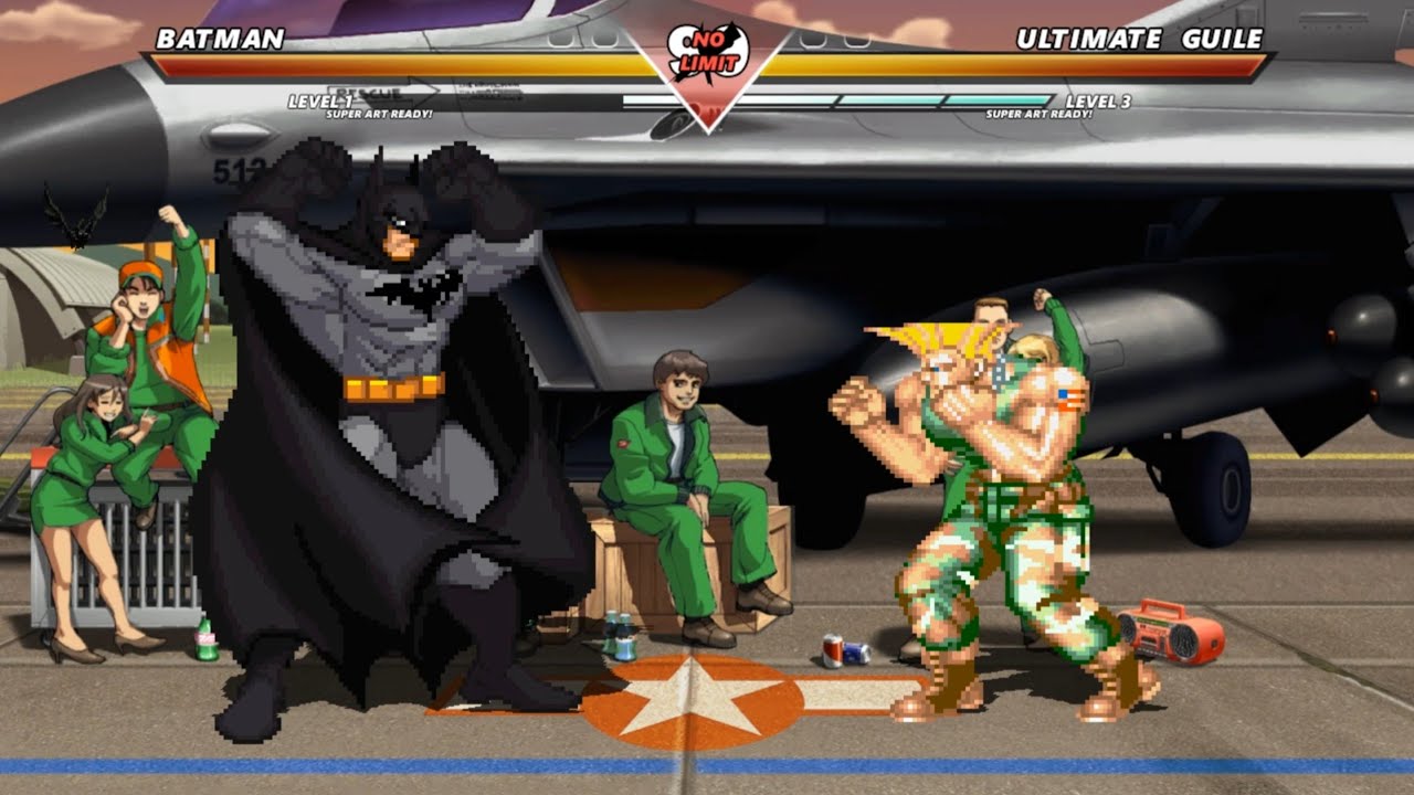 BATMAN vs ULTIMATE GUILE - The most epic fight! - YouTube