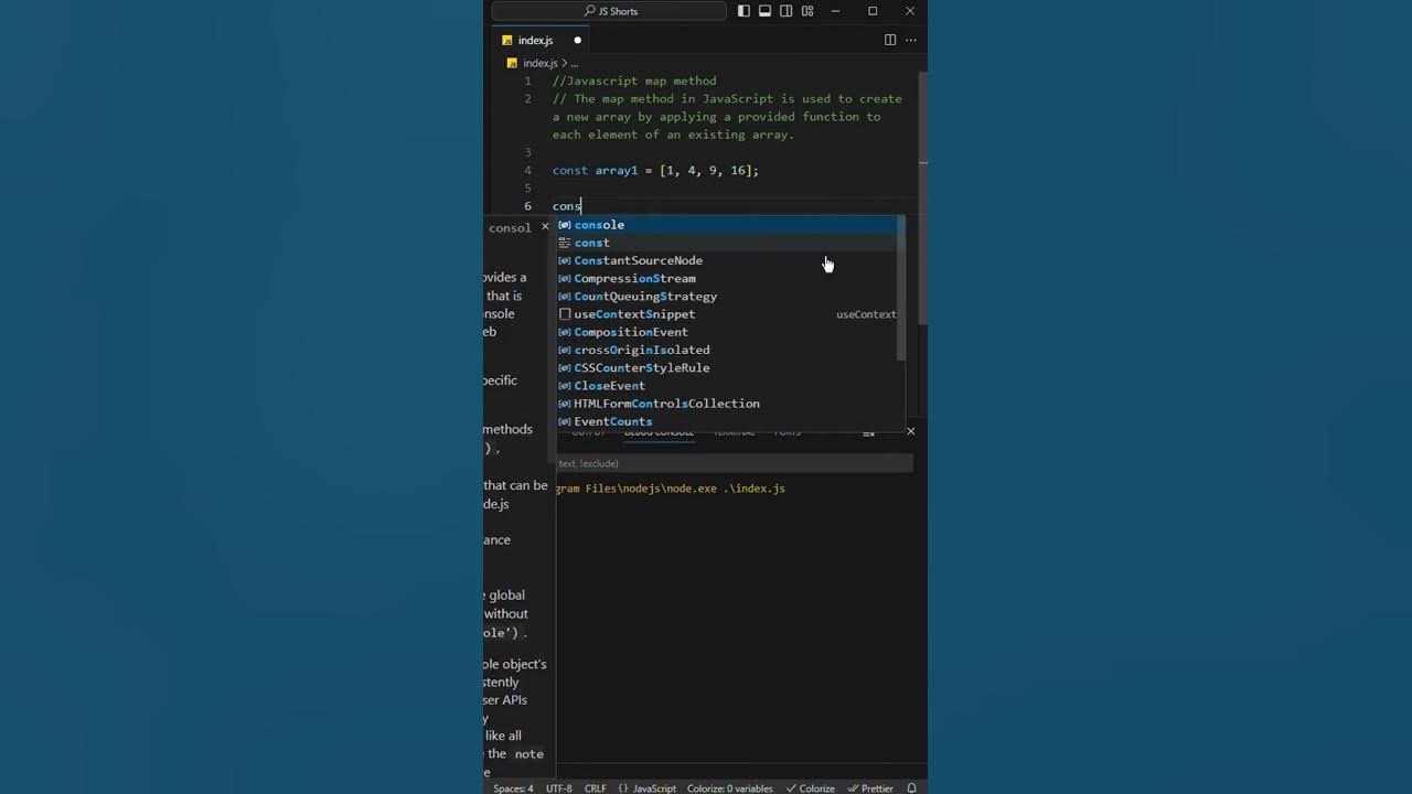 Javascript Map Method Coding Javascriptinterview Developer Programming Javascript Jsshorts