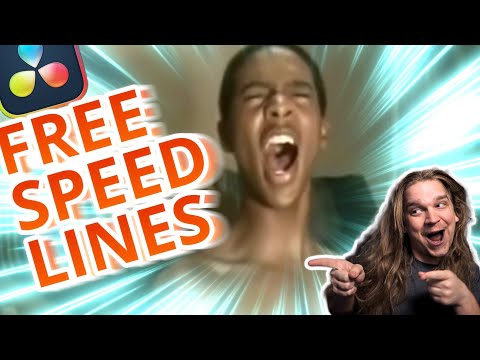 FREE Anime Speed Lines Effect! FAST and POWERFUL