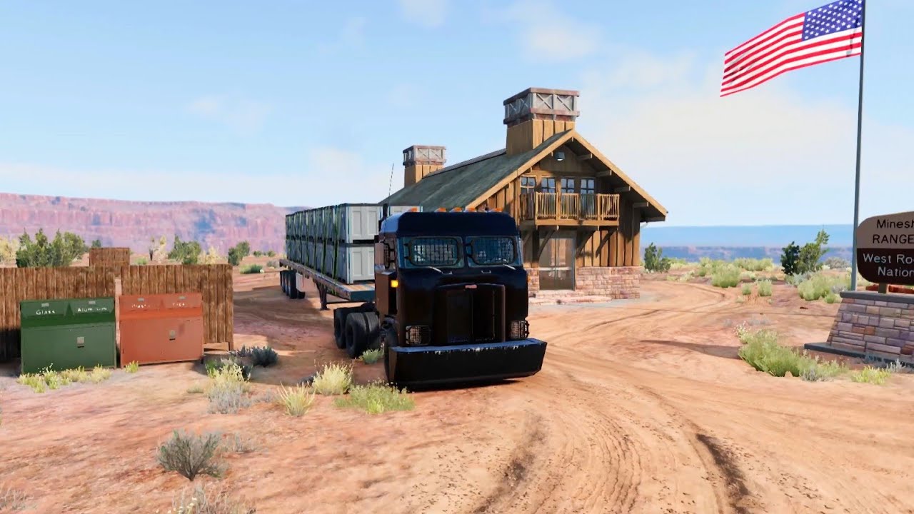 Heavy haul to mountain top-BeamNG Drive| High Graphics Gameplay ...