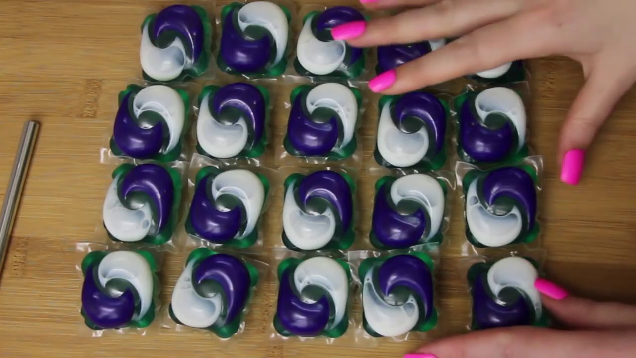 SATISFYING TIDE POD ASMR Wash yourself to sleep (tapping) - YouTube