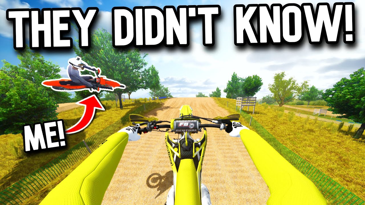 I WENT UNDERCOVER AS A NOOB IN MX BIKES! - YouTube