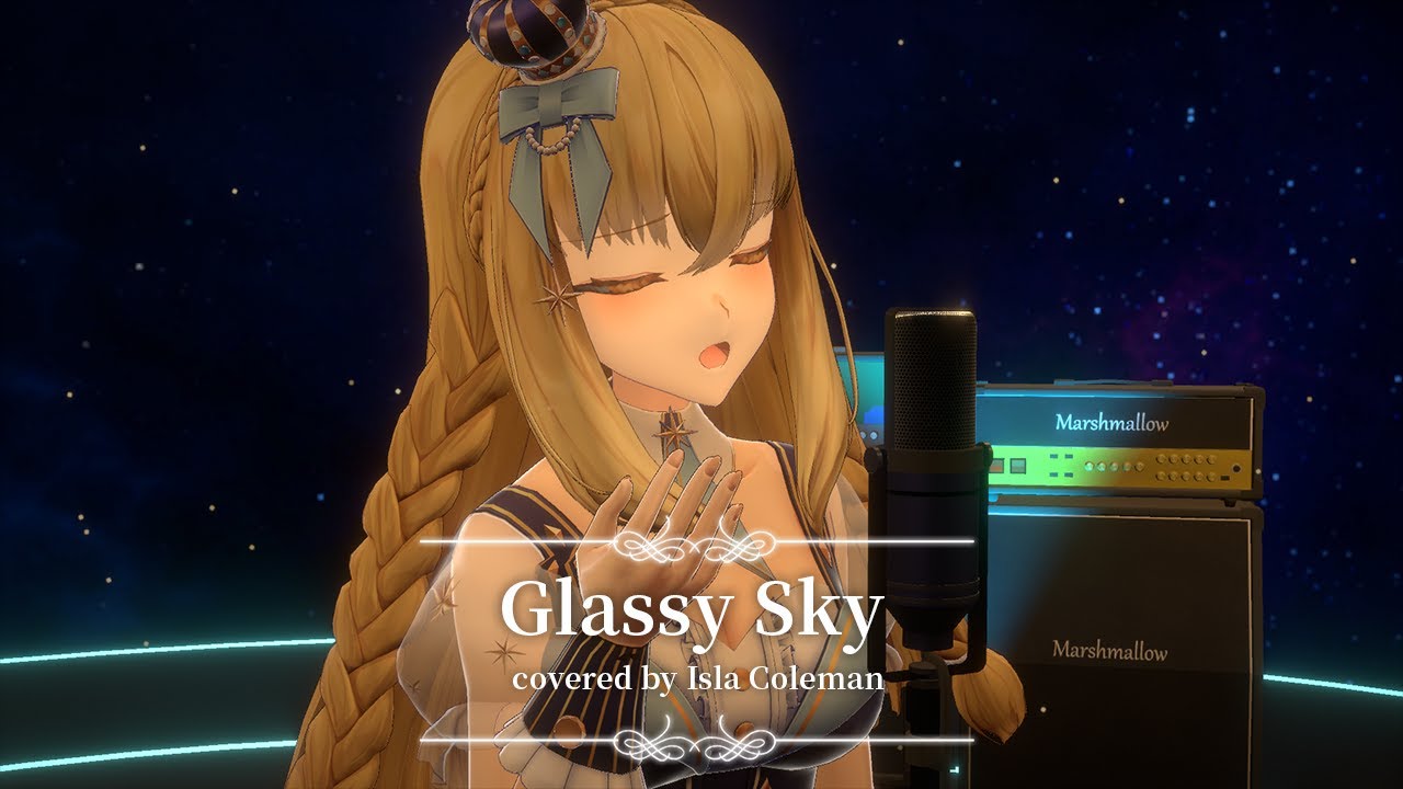 【3D】 Glassy Sky 【covered by Isla Coleman】 - YouTube