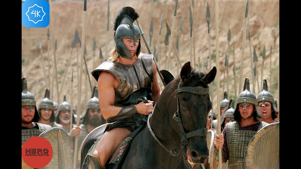 Achilles Vs Boagrius | Troy | Fight Scene | Hero Highlights | 4K ULTRA ...