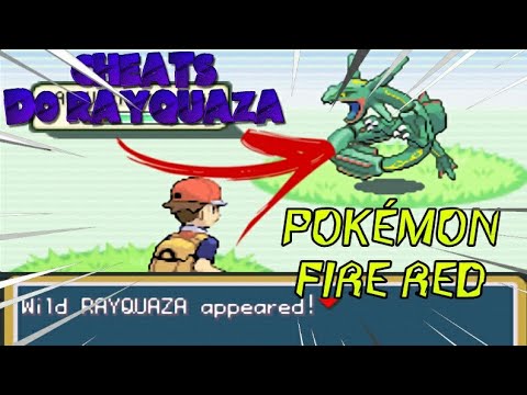 COMO COLOCAR CHEATS DO RAYQUAZA NO POKÉMON FIRE RED《GBA》 - YouTube