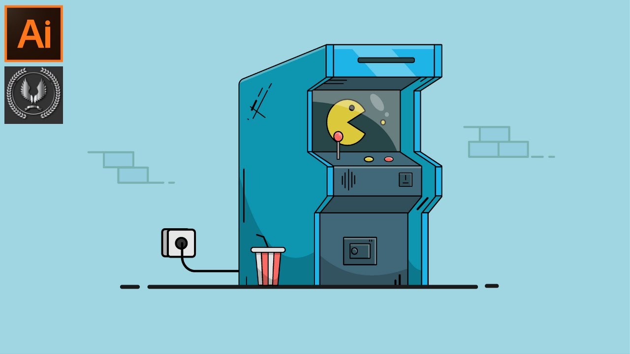 Vector Background Illustrator Tutorial - YouTube