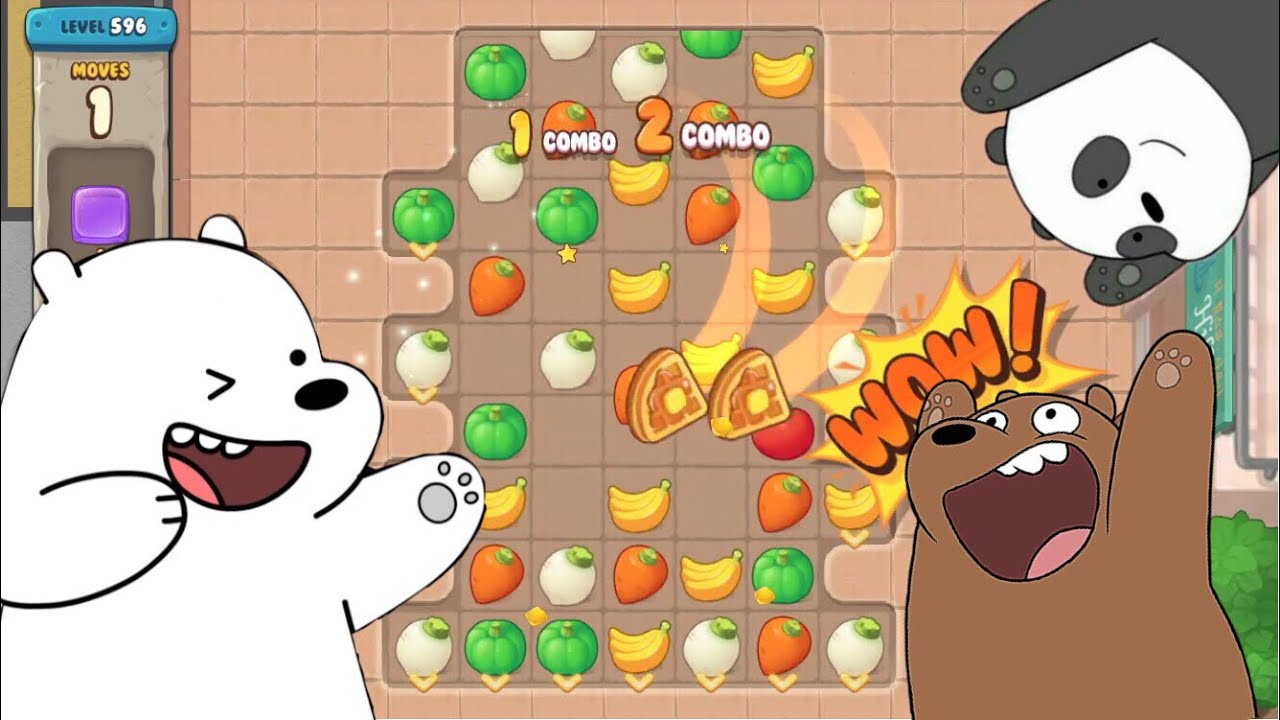 We bare bears : We bare bears Game Level 500-600 - YouTube