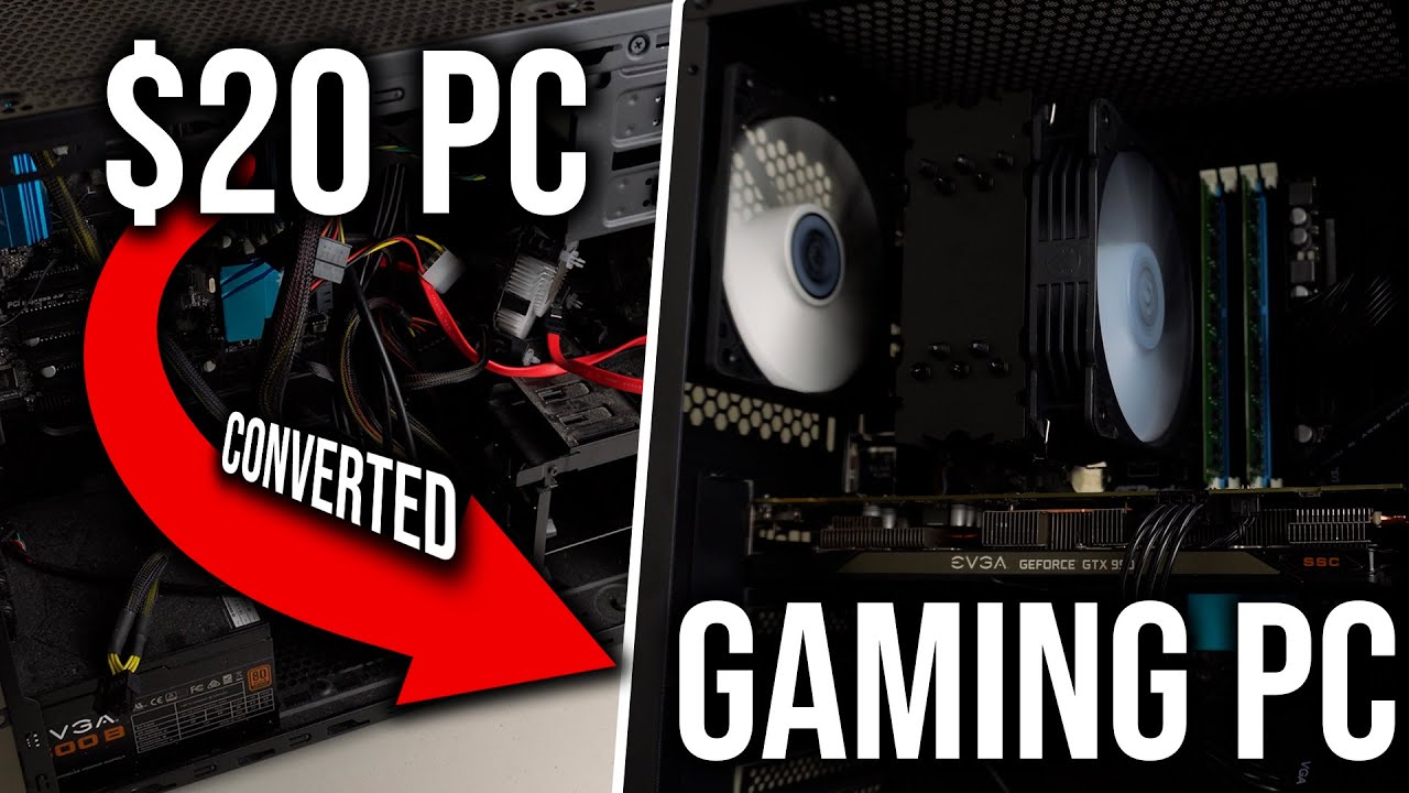 Turning A $20 Facebook PC Into A Budget Gaming PC - YouTube