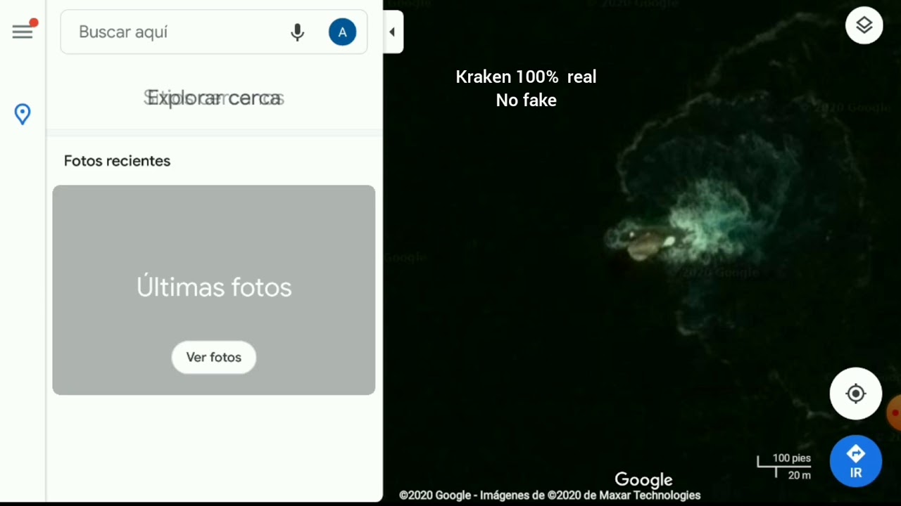 Kraken Google maps - YouTube