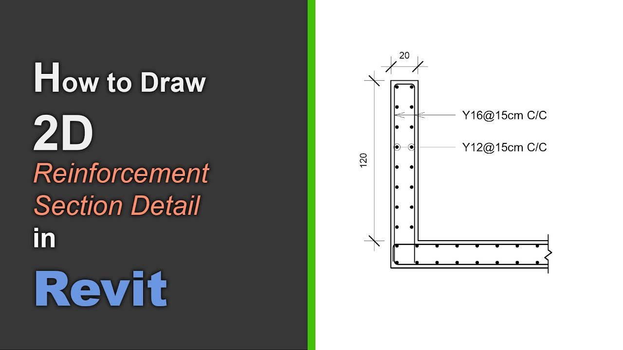 How to Draw 2D Reinforcement Section Detail in Revit - YouTube