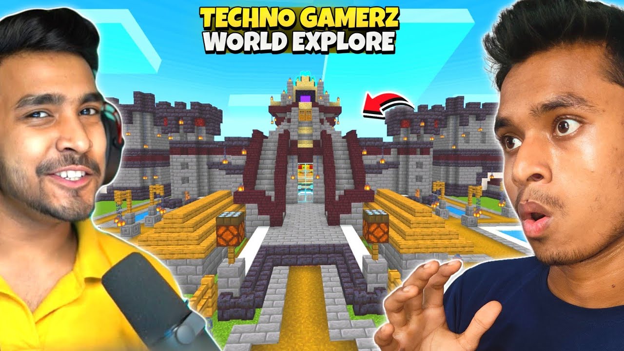 Techno Gamerz Minecraft World Explore 😍 | Techno Gamerz Minecraft World ...