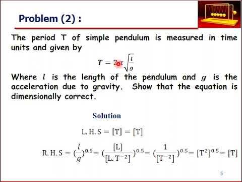 Tutorial 1 Phy 1 (Dimensional Analysis & Coordinate Systems) - YouTube