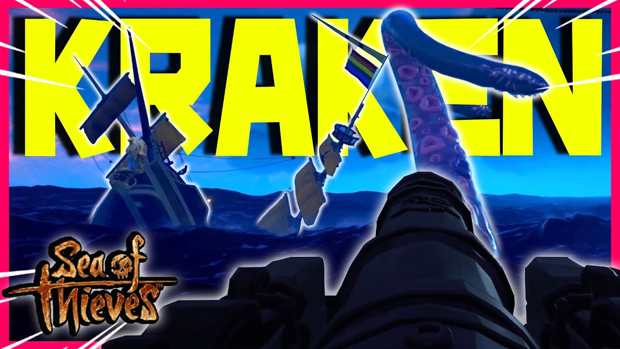 Solo Sloop VS GALLEON & KRAKEN!? | Sea Of Thieves - YouTube