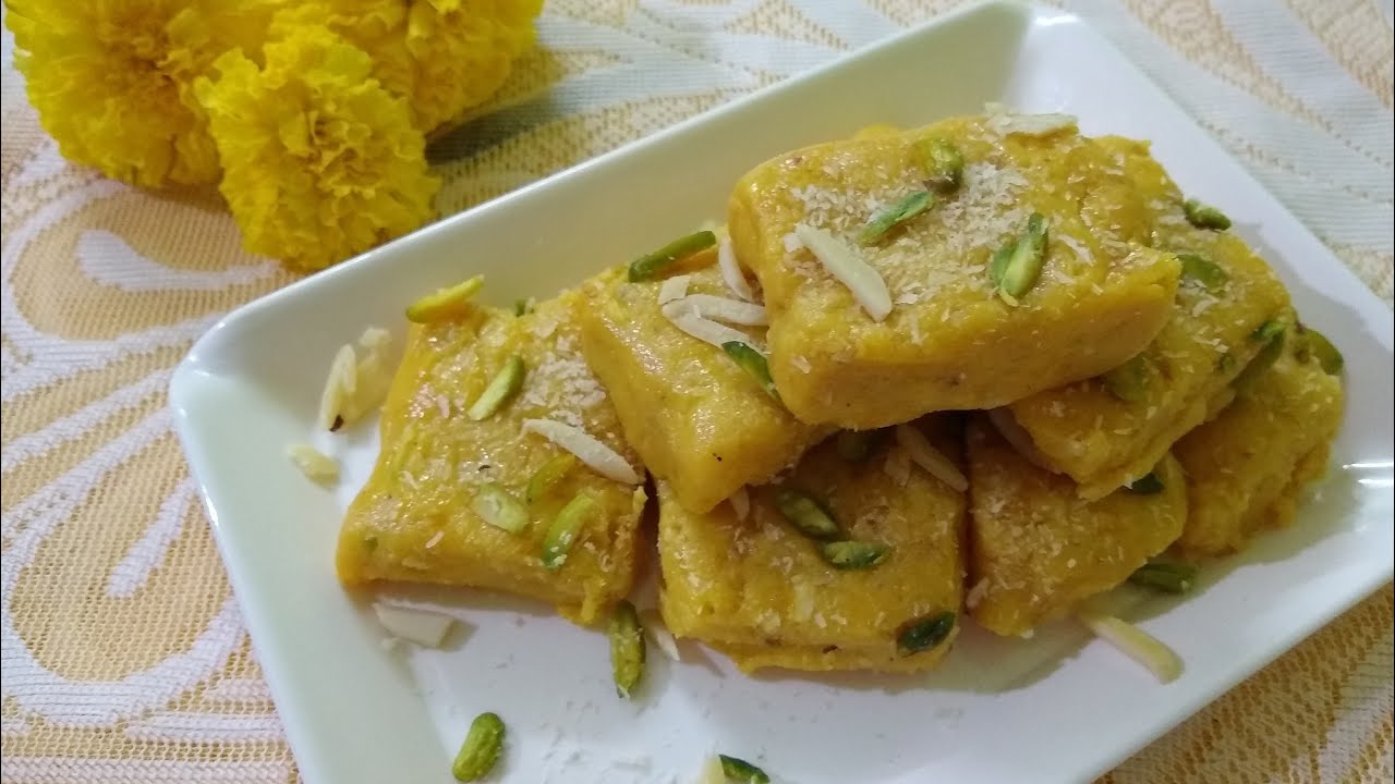 MANGO BARFI | HOMEMADE & EASY - YouTube