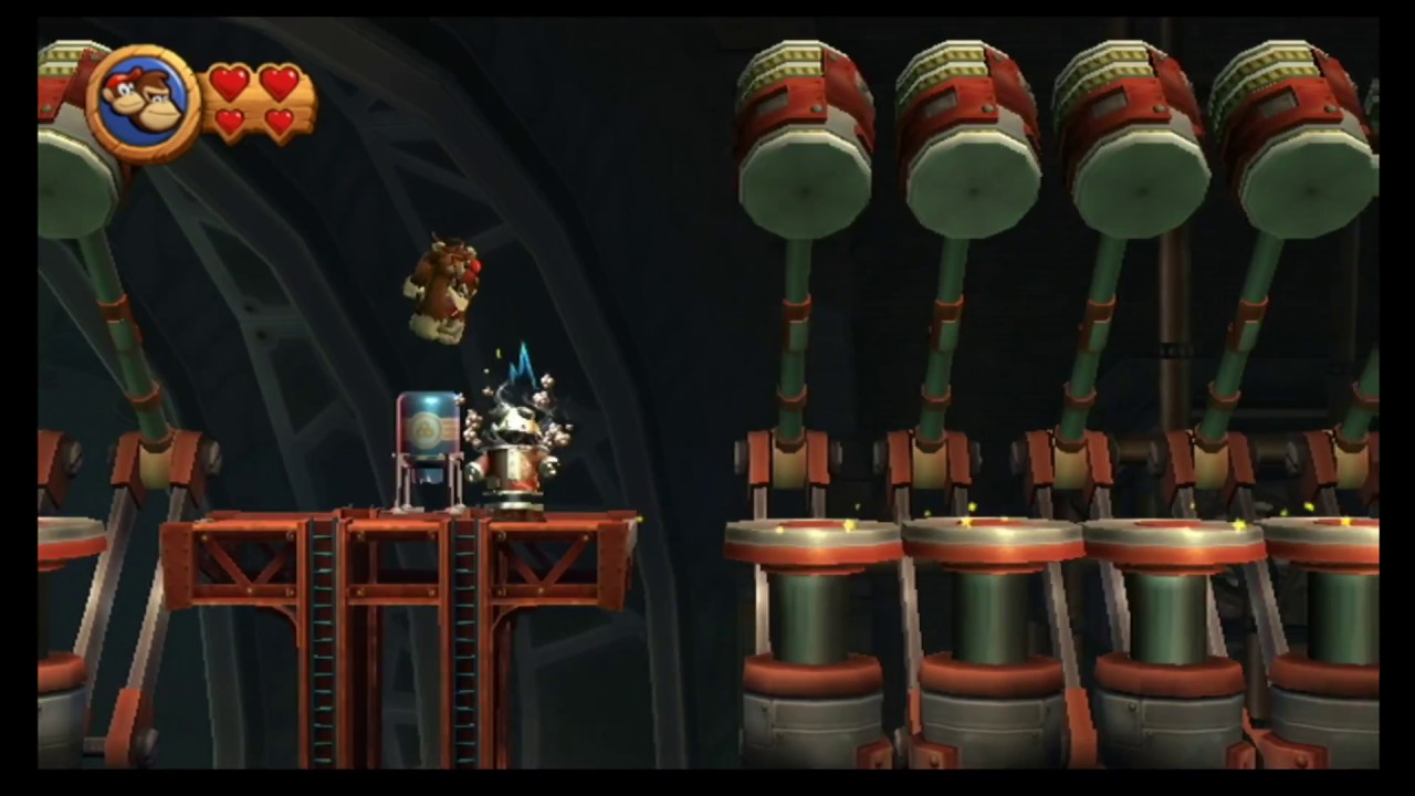 Donkey Kong Country Returns - World 7: Factory (Part 2 of 2) [7-5, 7-6 ...