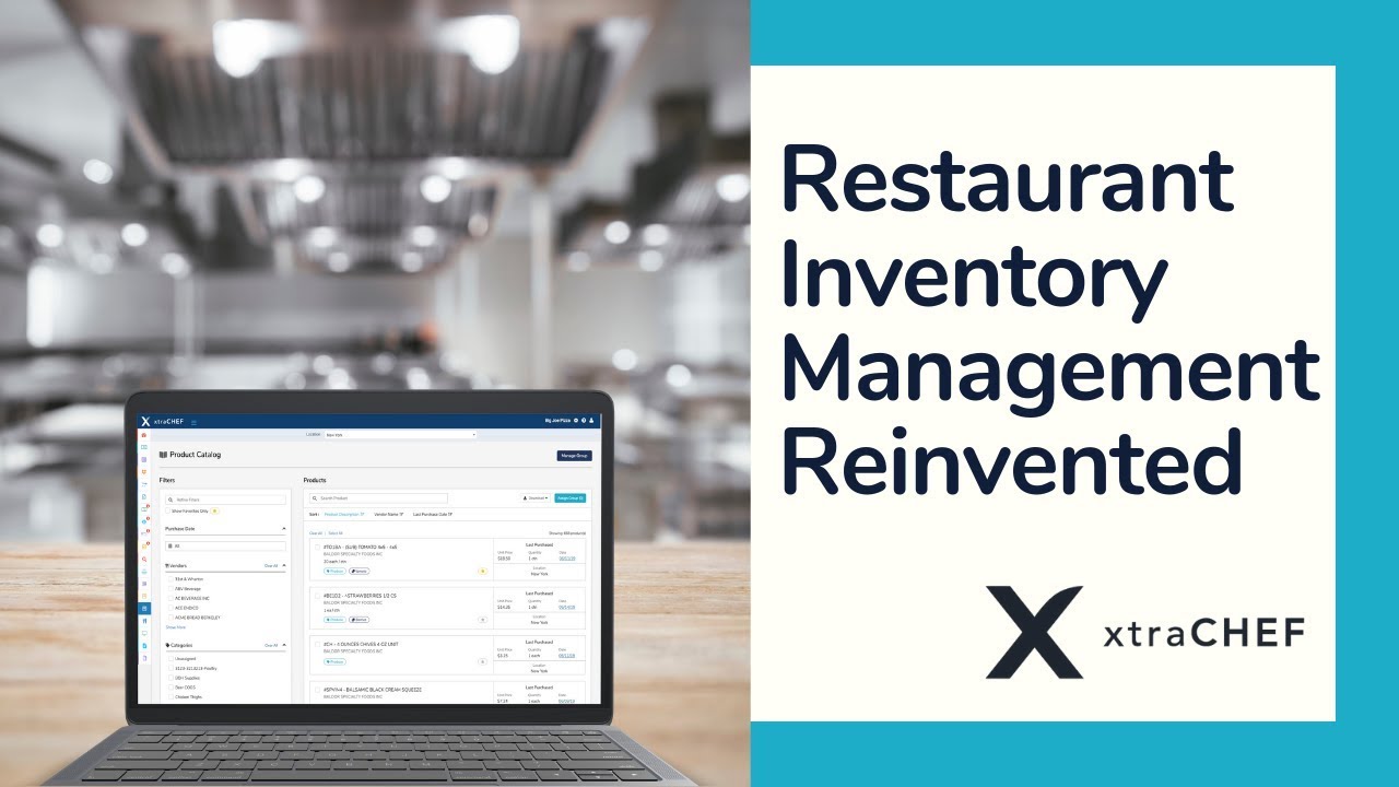 xtraCHEF Reinvents Restaurant Inventory Management Software - YouTube